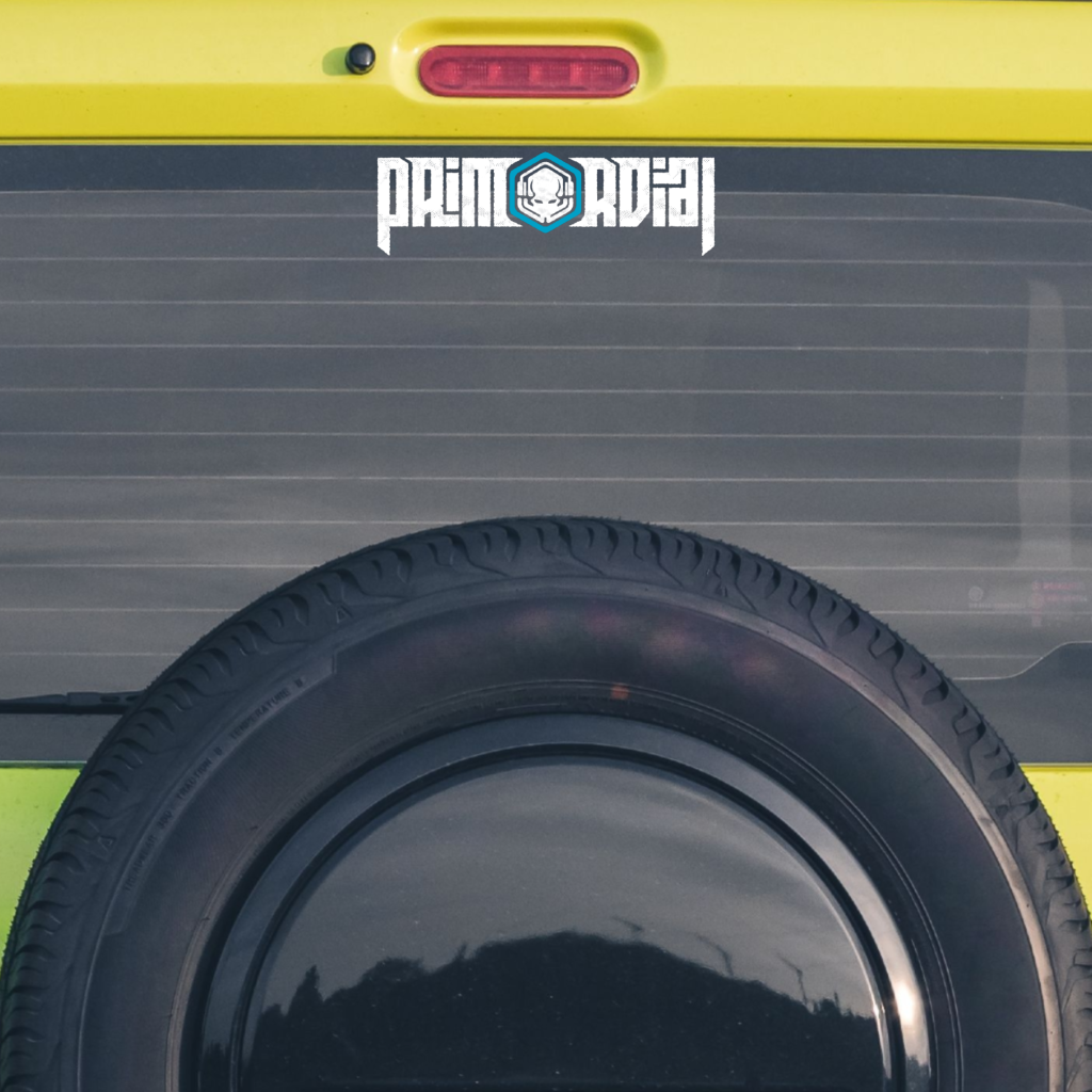 Primordial Radio Car Sticker | Primordial Radio - Rock. Metal ...